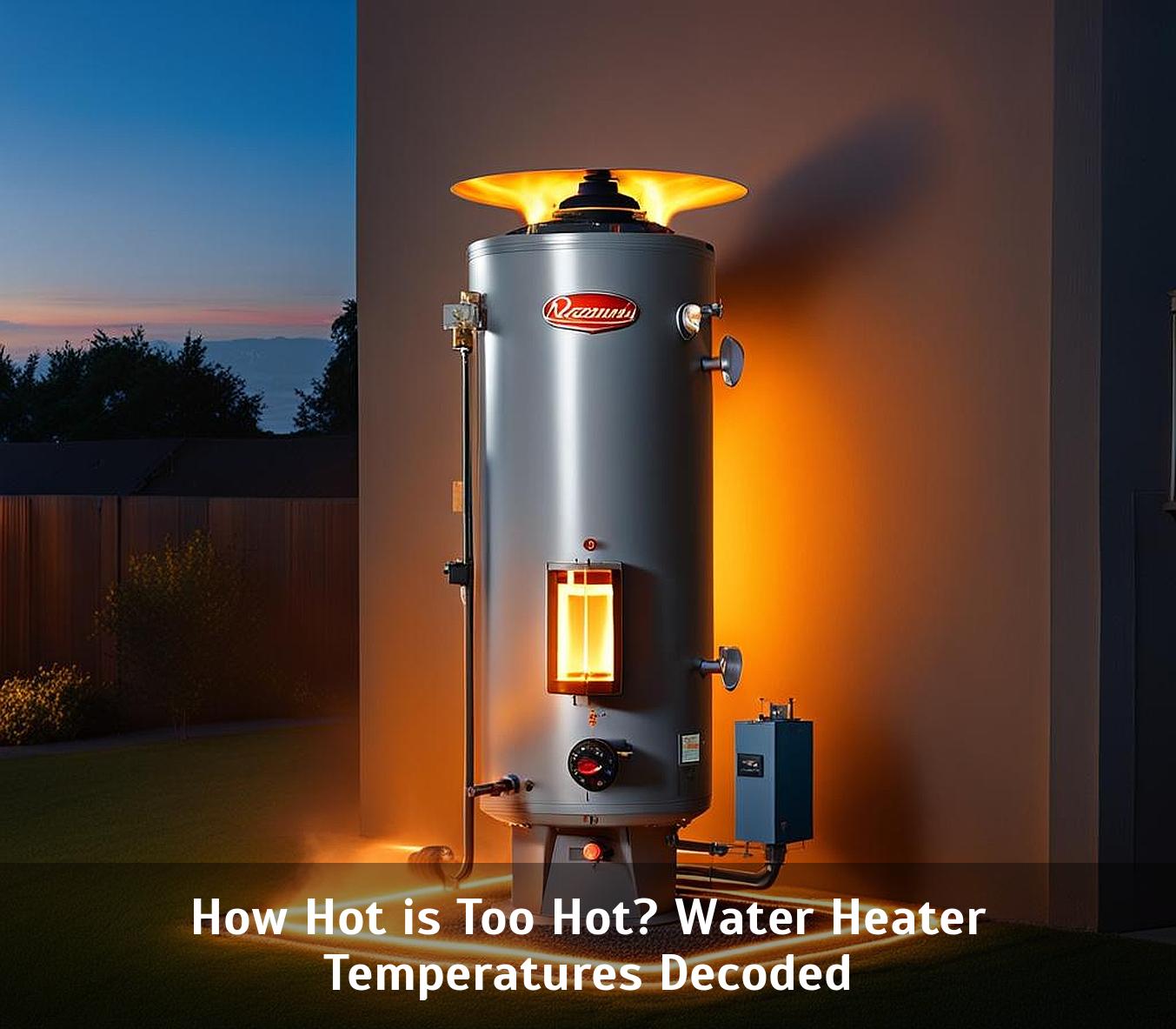 How Hot Is Too Hot Water Heater Temperatures Decoded Corley Designs